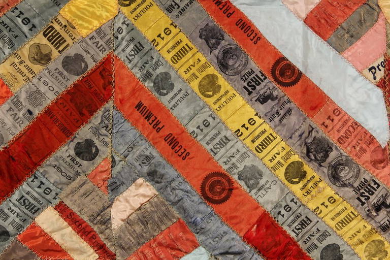 State Fair Ribbon Quilt Quilt Made From 1905 1912