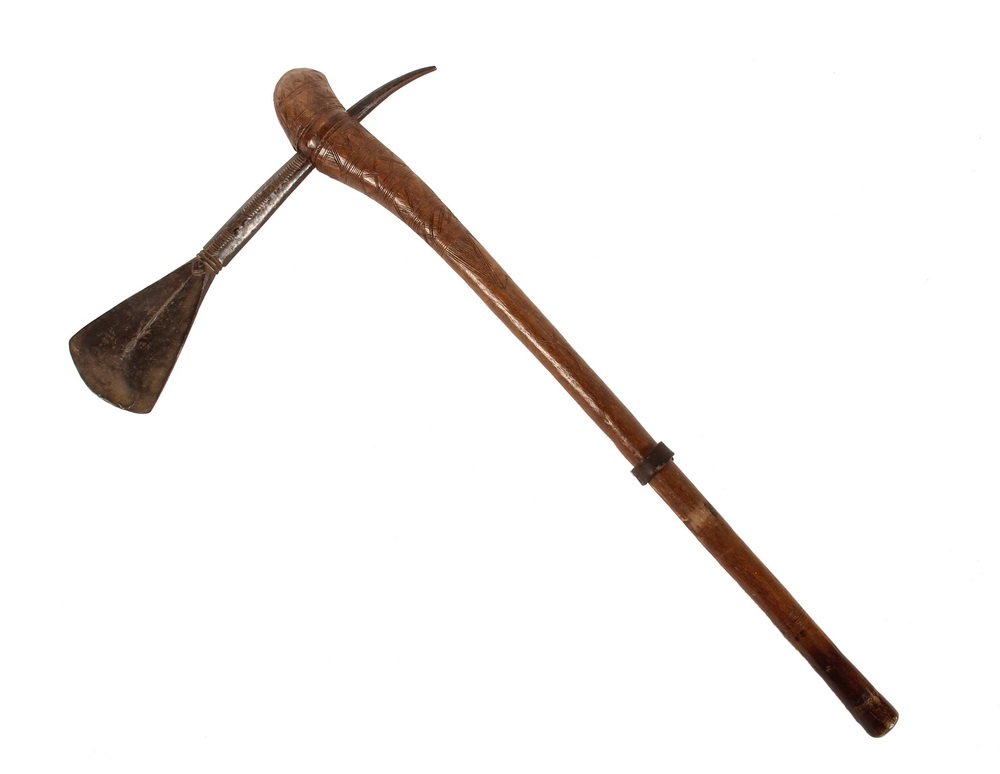 AFRICAN CEREMONIAL AXE - Tanzania, Nyamwezi people,