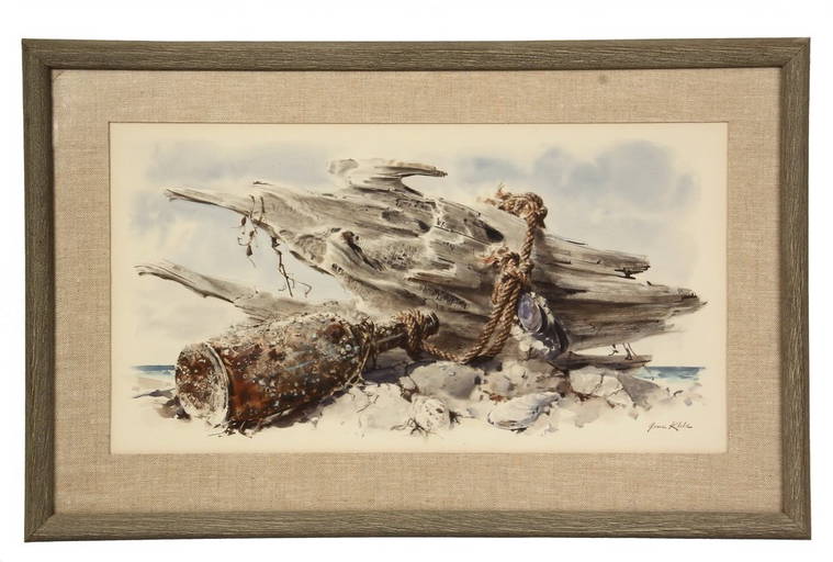 GENE KLEBE (ME, 1907-1985) - "Toggle and Driftwood", - Aug 24, 2014 ...