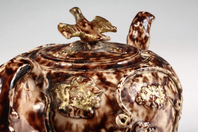 TEAPOT - Rare 18th c. Whieldon Pottery Soft Paste : Lot 8