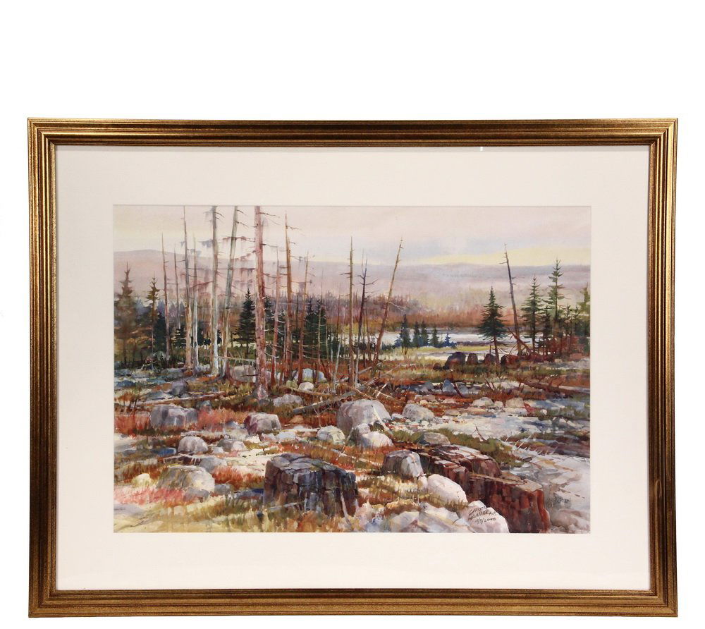 CARLTON PLUMMER (MA/ME, 1929 - ) - "Northern Maine - May 31, 2015 ...