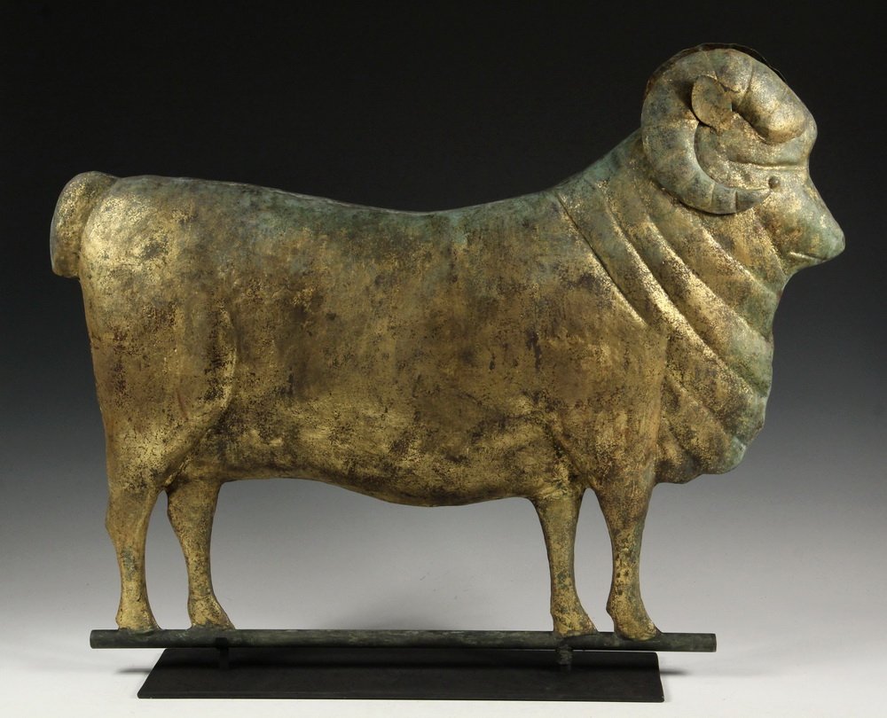 WEATHERVANE - Merino Ram in somewhat abstracted and