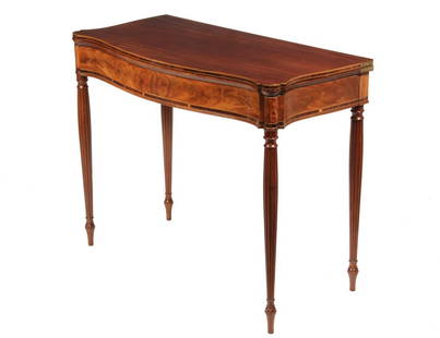Sheraton Card Table, John & Thomas Seymour