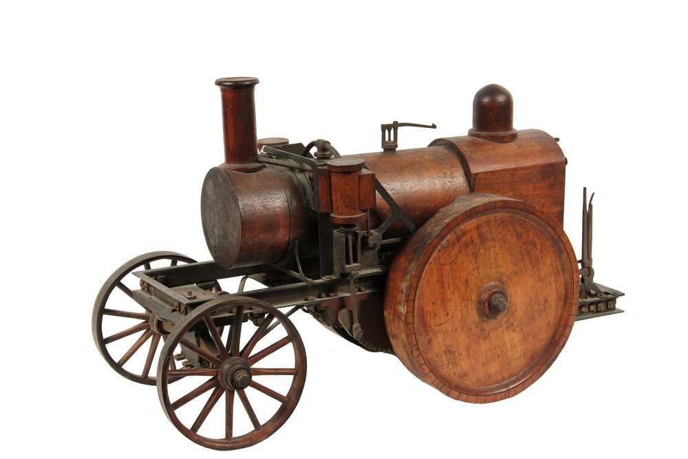 BRITISH STEAM TRACTOR PATENT MODEL - Circa 1845 Oak, - Nov 15, 2015 ...
