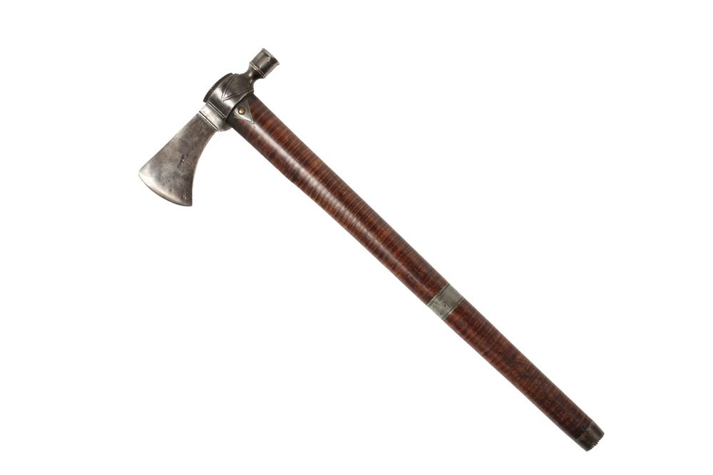 NATIVE AMERICAN TOMAHAWK PIPE - 19th c Woodlands