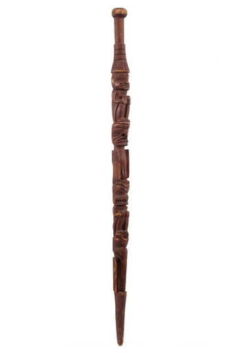 Native American Stick Talking Stick, Northwest Coast