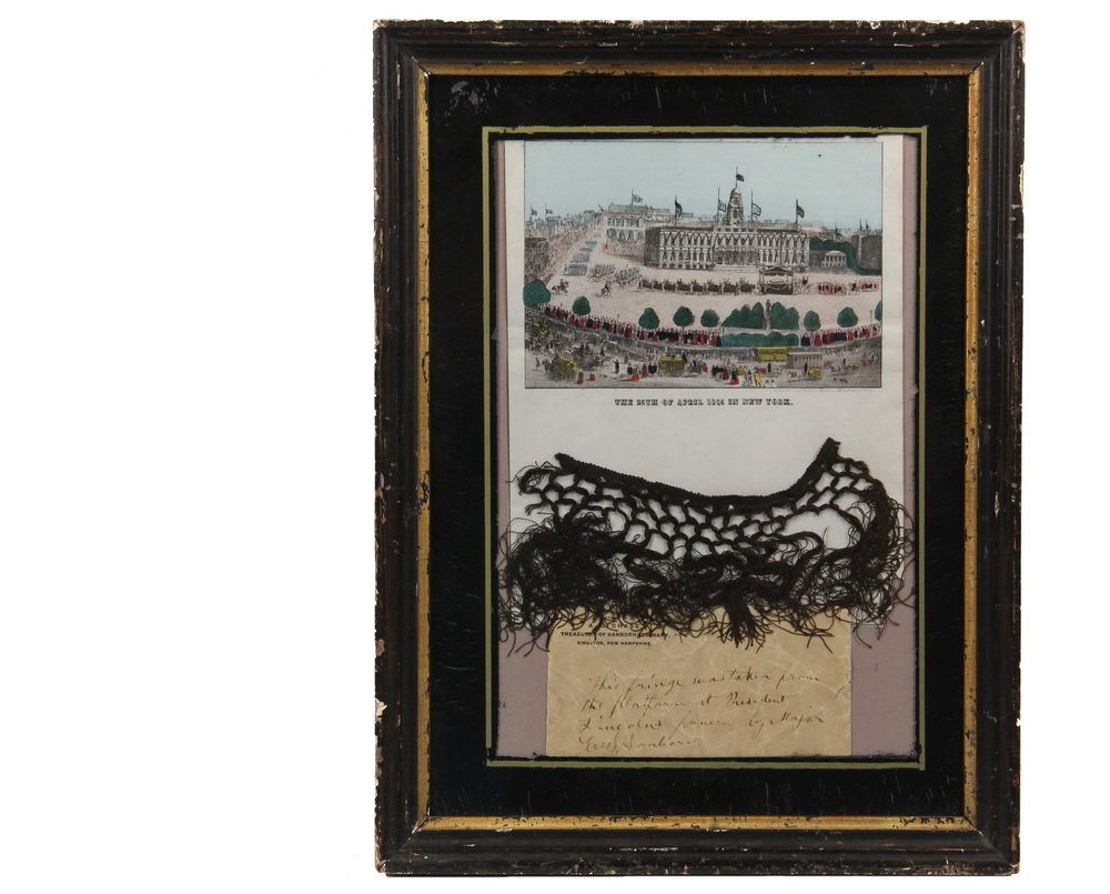 ABRAHAM LINCOLN MEMORABILIA - Fringe from President