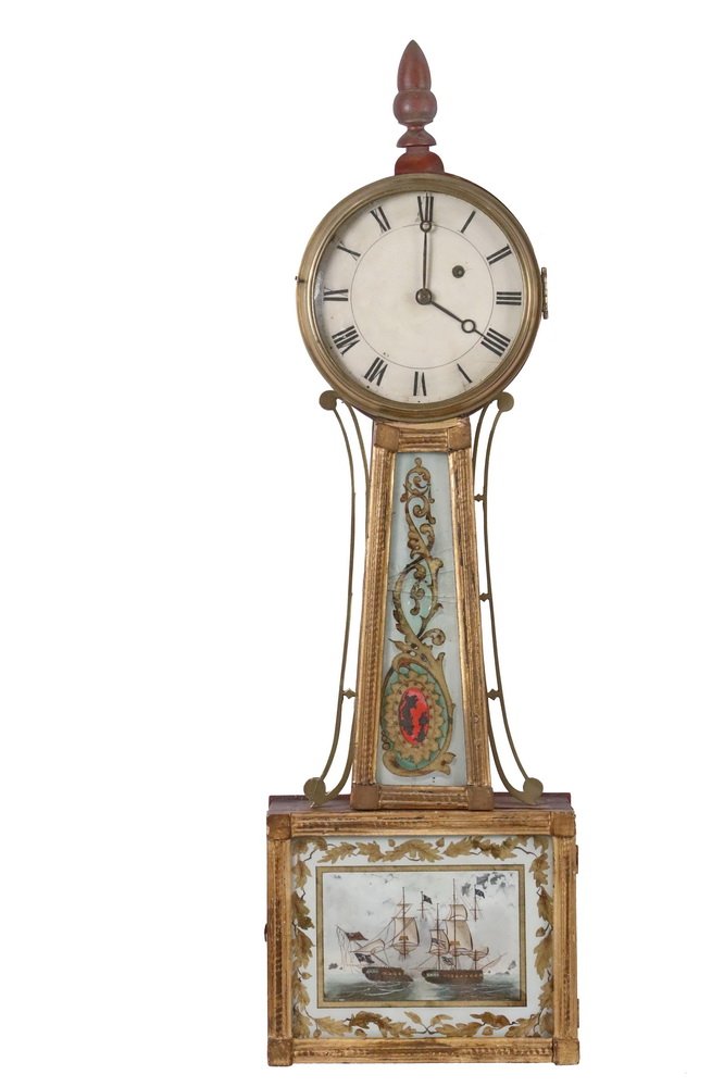 Banjo Clock Federal Period Banjo Clock, Maker