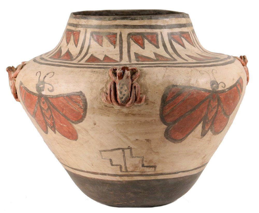 HUGE SOUTHWEST NATIVE AMERICAN POTTERY JAR - Late 19th