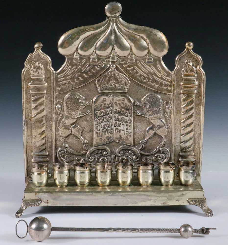 (2PCS) JEWISH STERLING SILVER RELIGIOUS RELICS