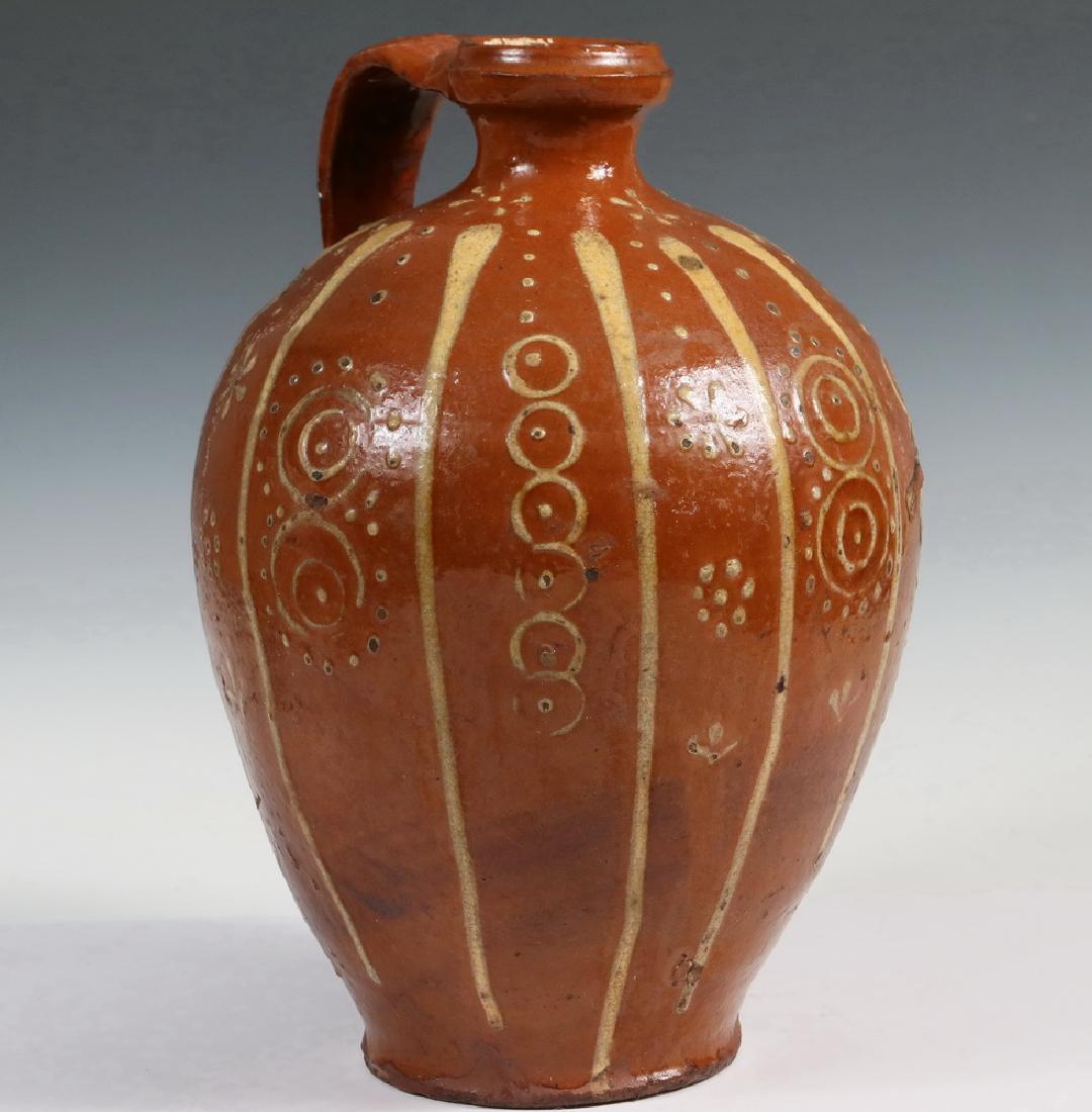 REDWARE JUG - Feb 11, 2017 | Thomaston Place Auction Galleries in ME