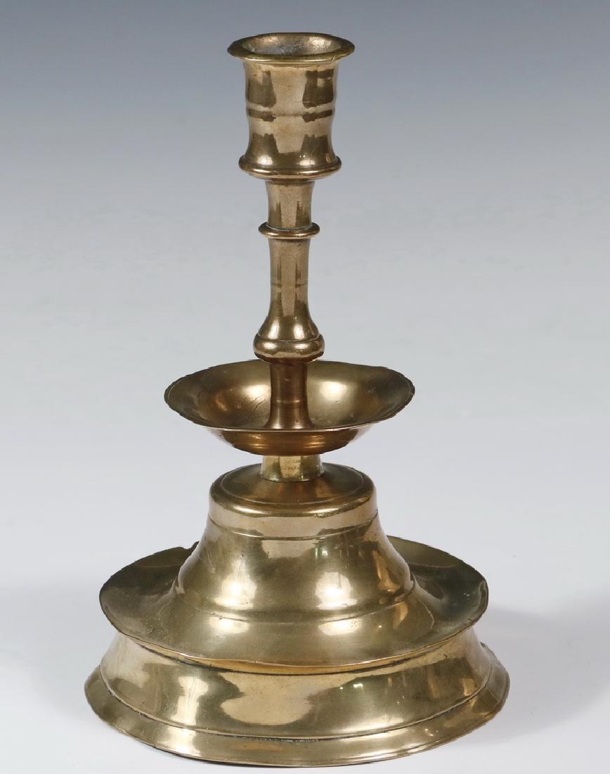 IMPORTANT ENGLISH TUDOR CANDLESTICK