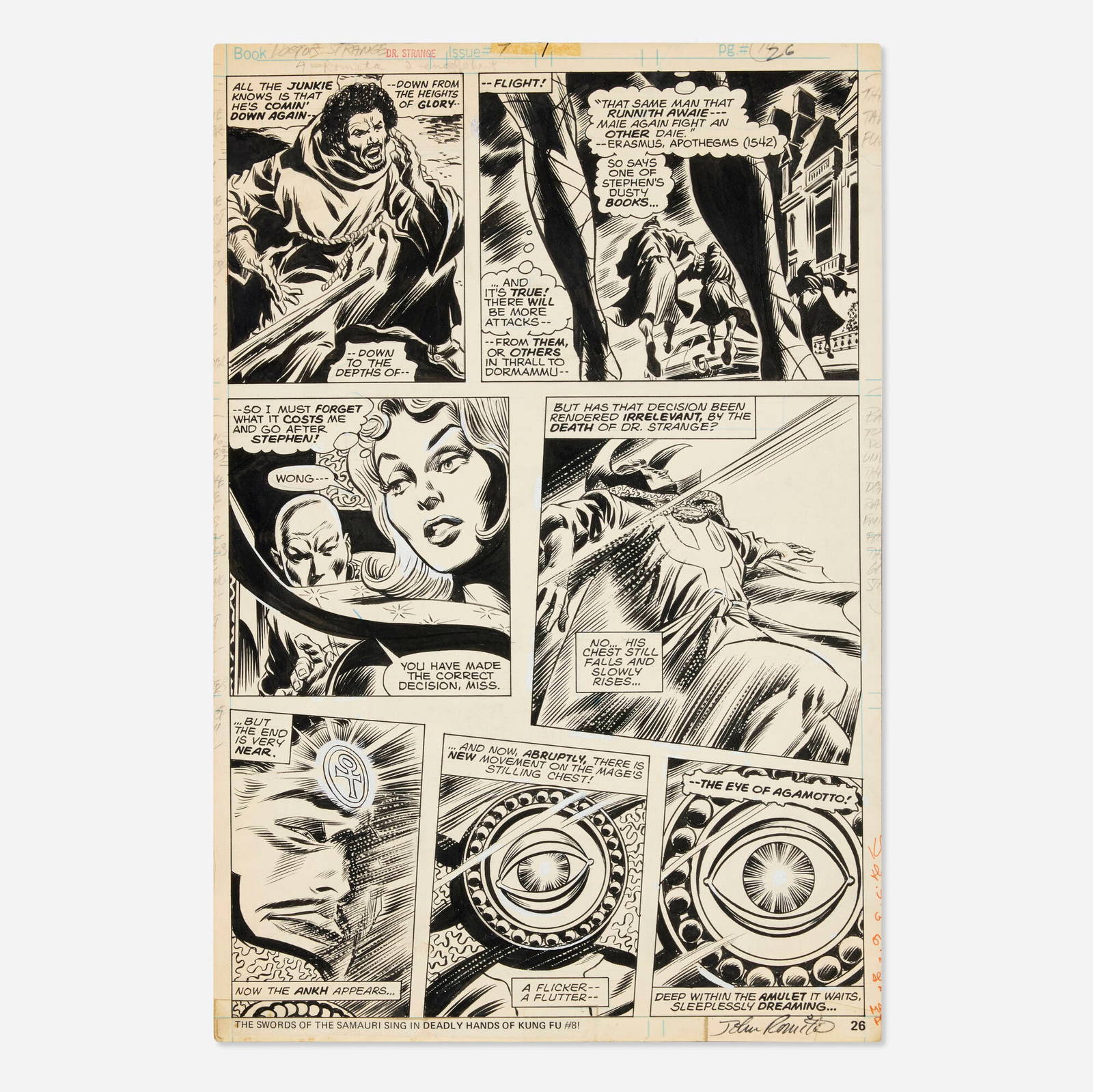 Gene Colan And John Romita Sr., Doctor Strange #7 Story Page 26 ...