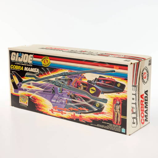 1987 Hasbro G.i. Joe Cobra Mamba Factory Sealed