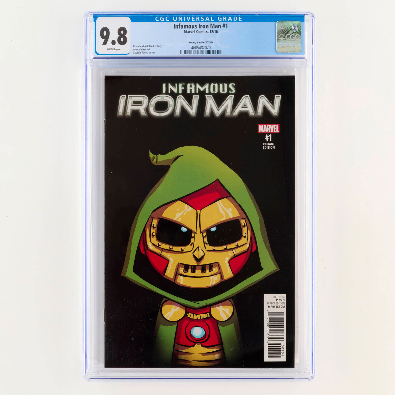 Marvel Comics Infamous Iron Man #1 Cgc 9.8 Young Variant Auction