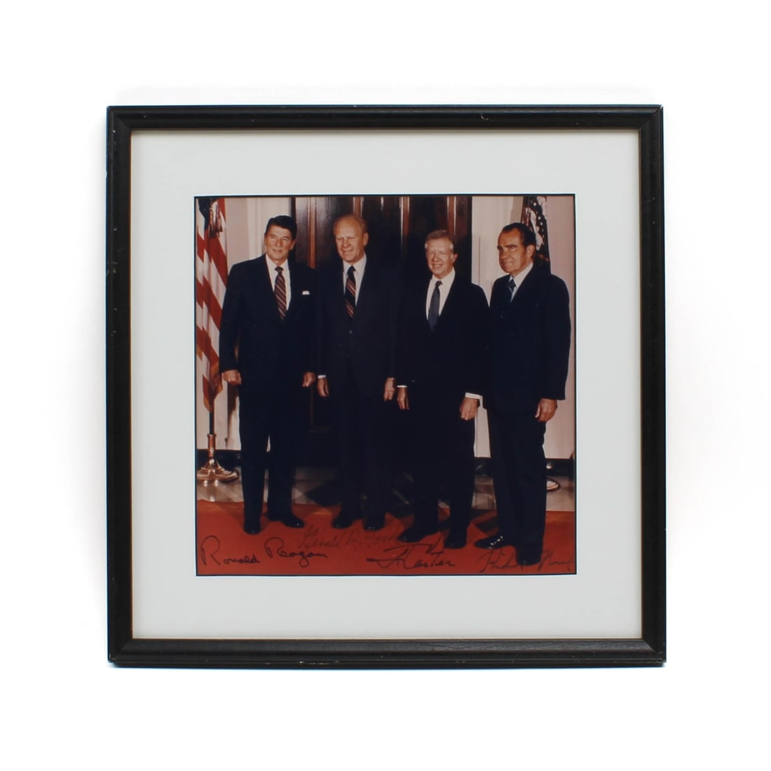 Photograph Signed By President Nixon, Carter, Reagan And Ford - Jul 13 ...