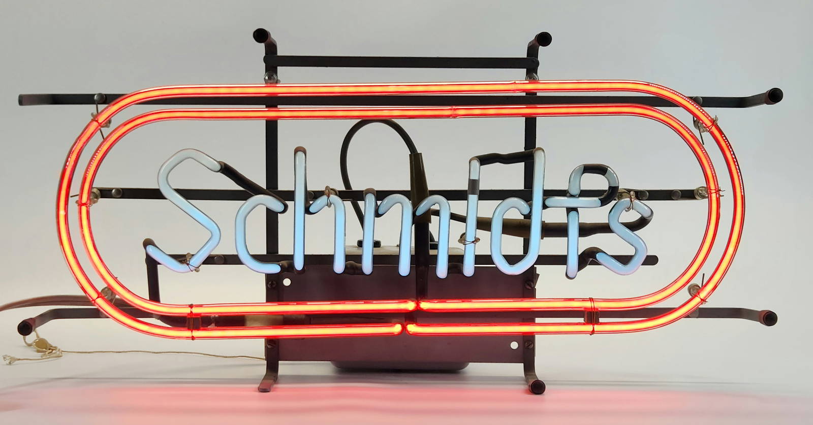 Vintage Schmidt's Beer Advertising Neon Sign Auction