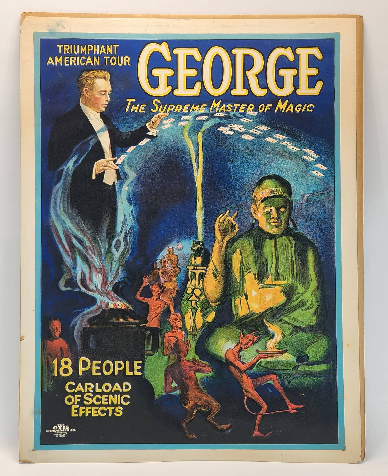 Original George Master Of Magic Poster Auction