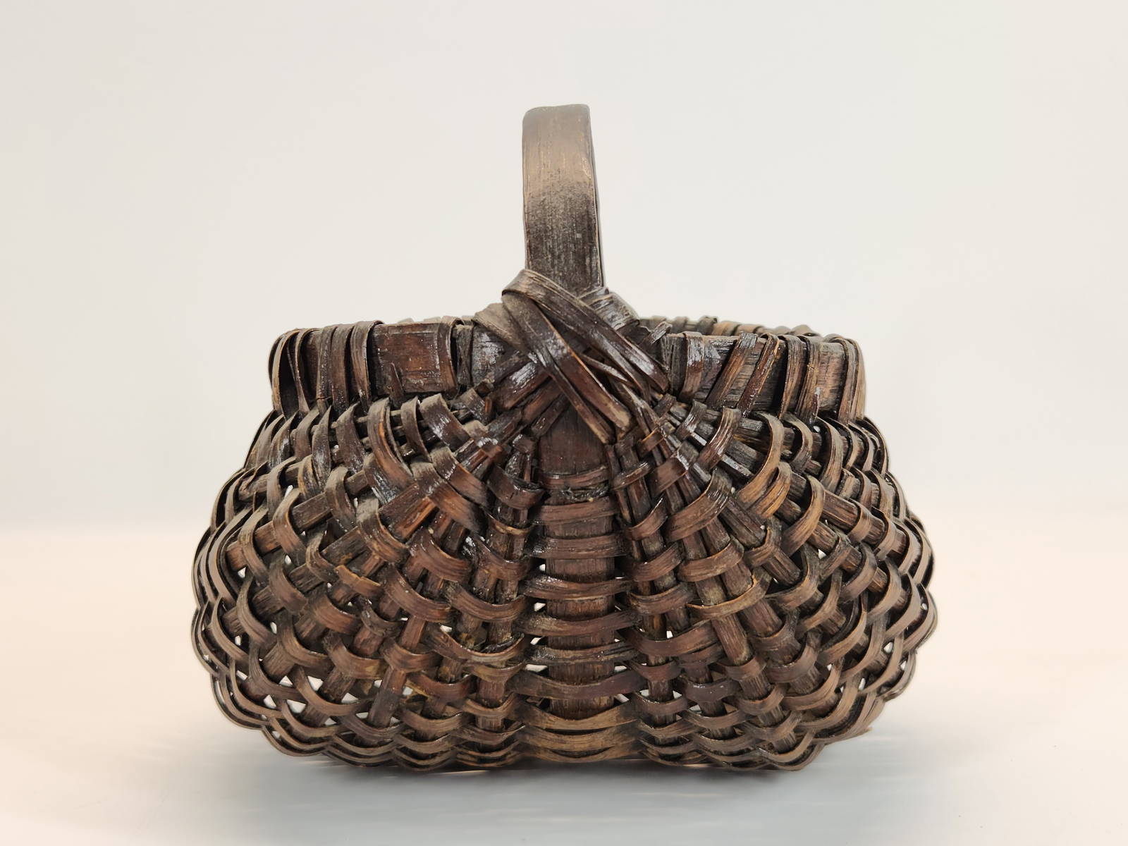 Antique Split Oak Basket Auction