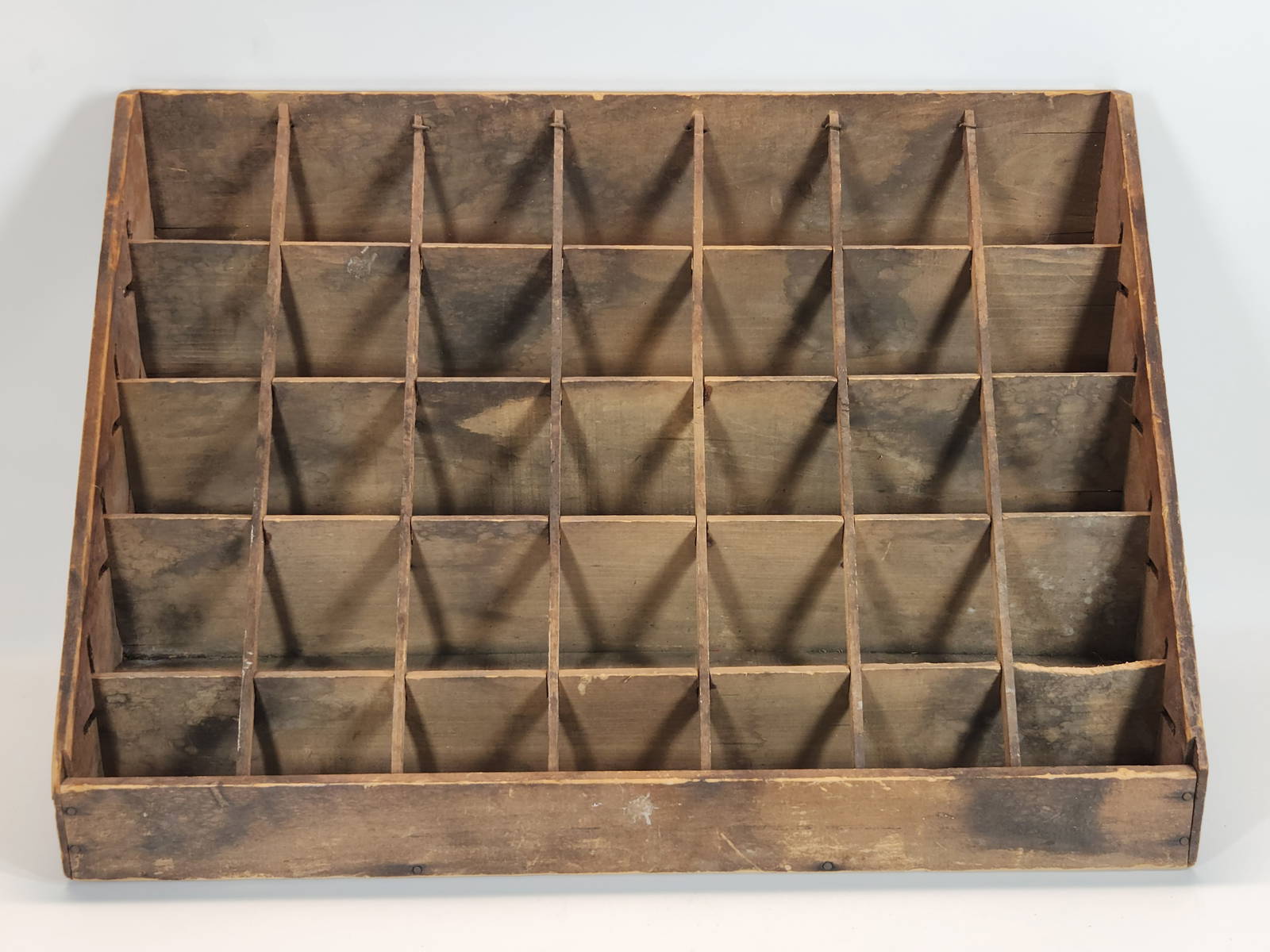 Antique Primitive Spice Rack Display Auction