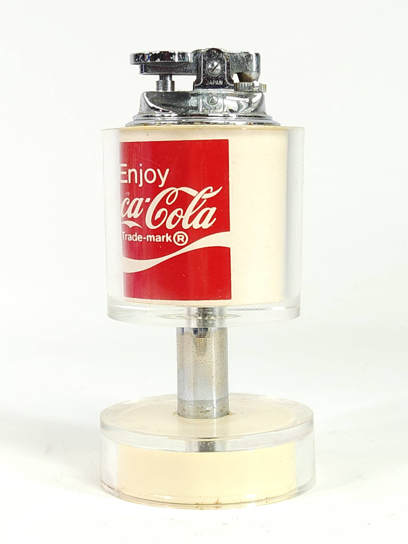Vintage Japan Scripto Coca Cola Table Lighter Auction