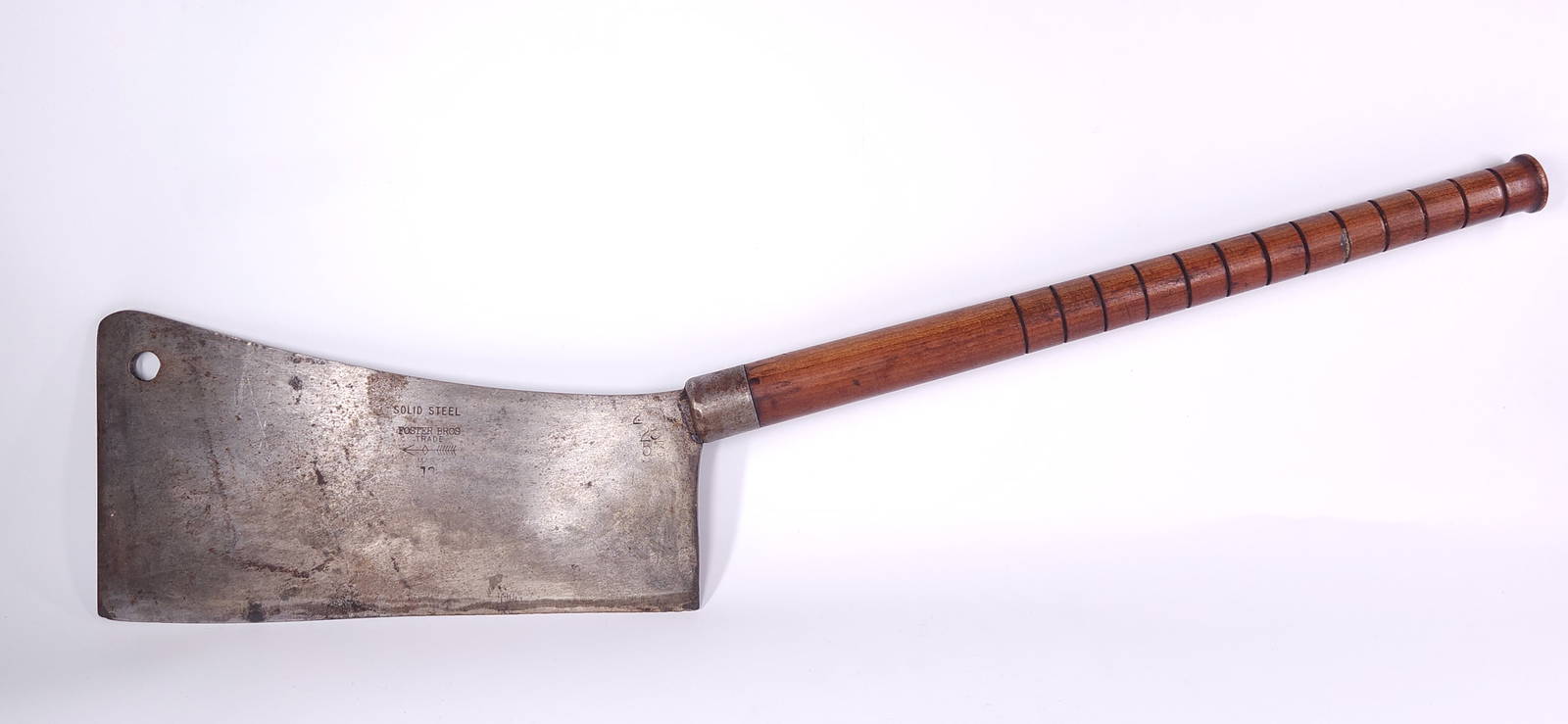 Foster Bros. Solid Steel Meat Cleaver Auction