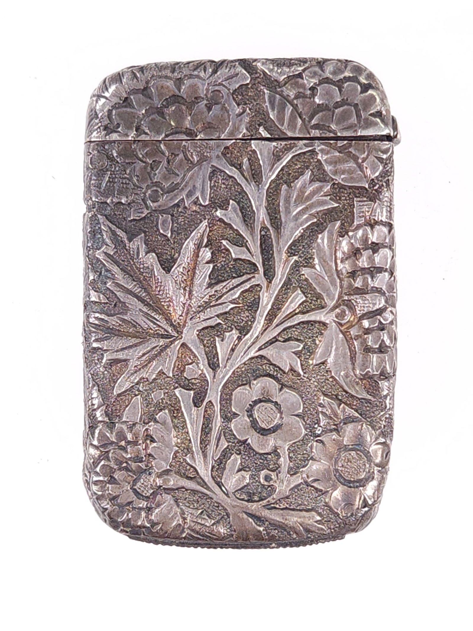 Antique Sterling Silver Repousse Floral Match Safe - Jun 14, 2025 ...