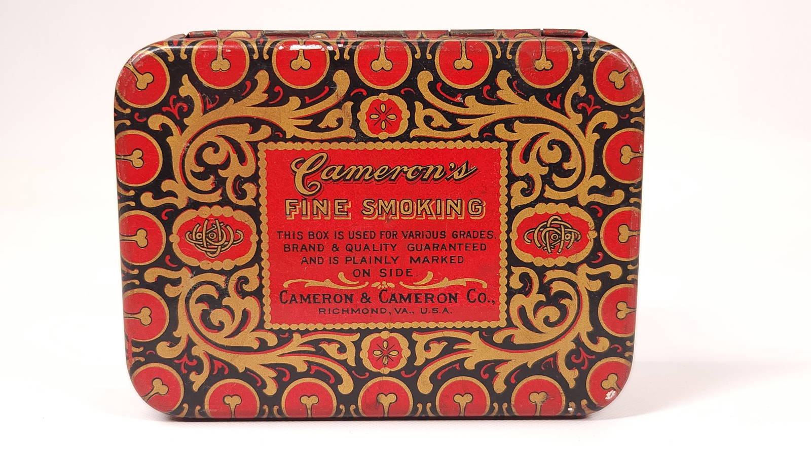 Cameron & Cameron Fine Smoking Tobacco Tin - Jun 21, 2025 | Gehman ...