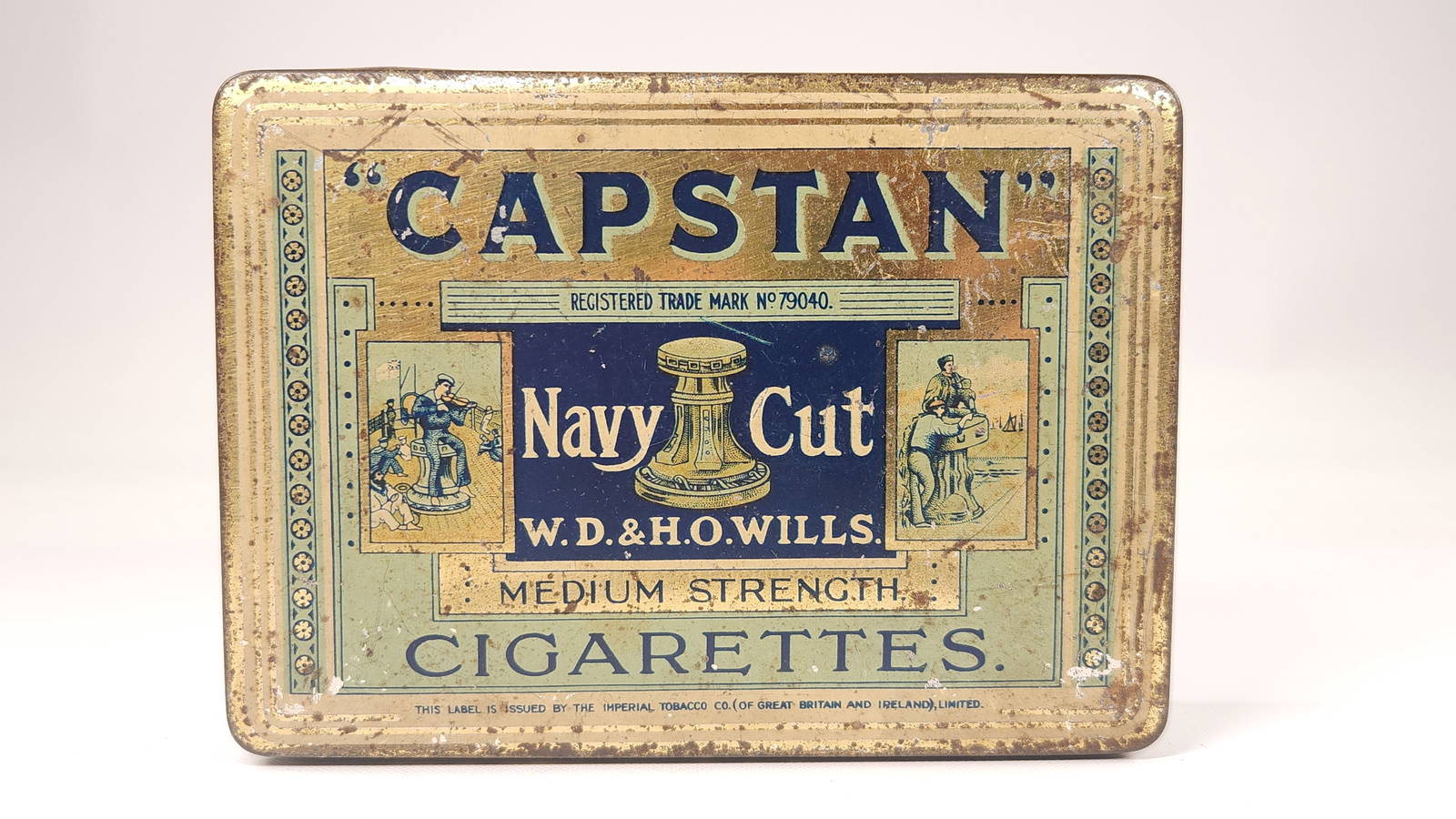 Capstan Navy Cut Cigarette Tobacco Tin Auction