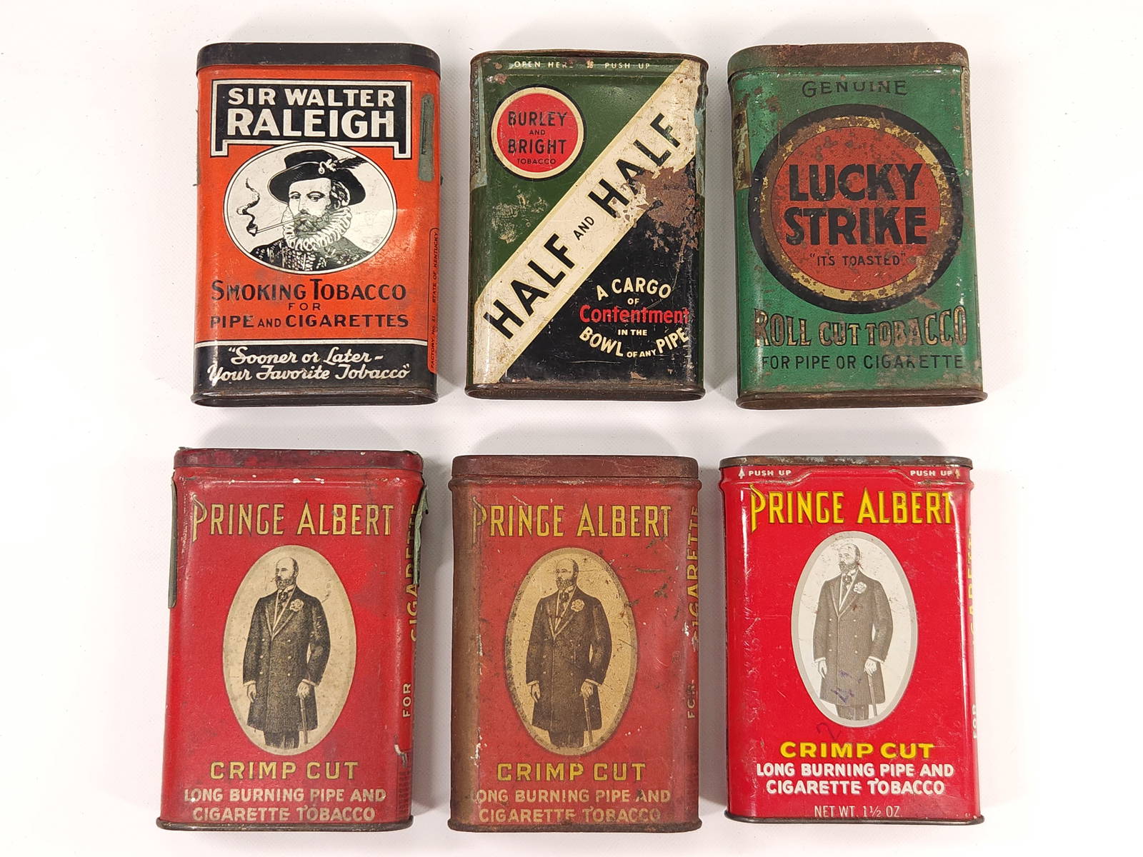 6) Pocket Cigarette Tins - Albert, Lucky Strike - Jun 21, 2025 | Gehman ...