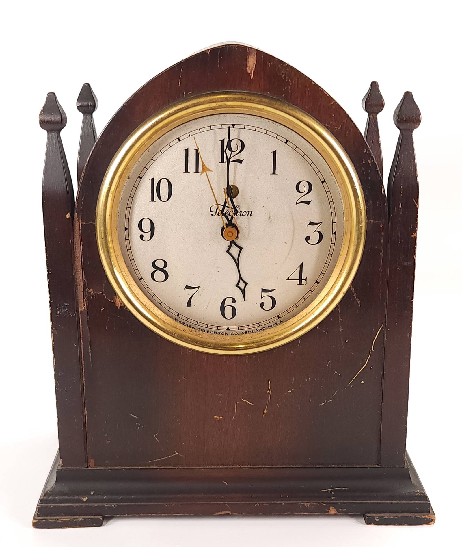 Warren Telechron M1 Gothic Steeple Electric Clock Auction