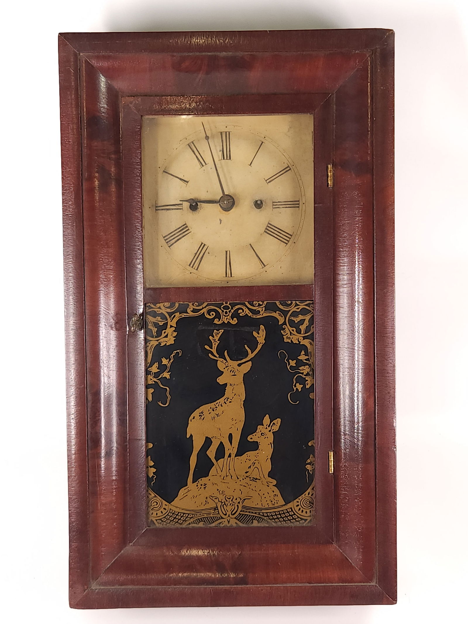 Henry Terry Ogee Regulator Clock Stag Graphic - Jun 26, 2025 | Gehman ...