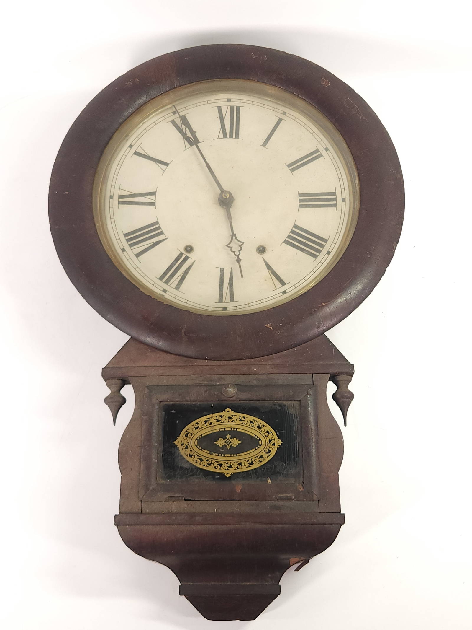 Ansonia Drop Extra 8 Day Round Top Wall Clock - Jun 26, 2025 | Gehman ...