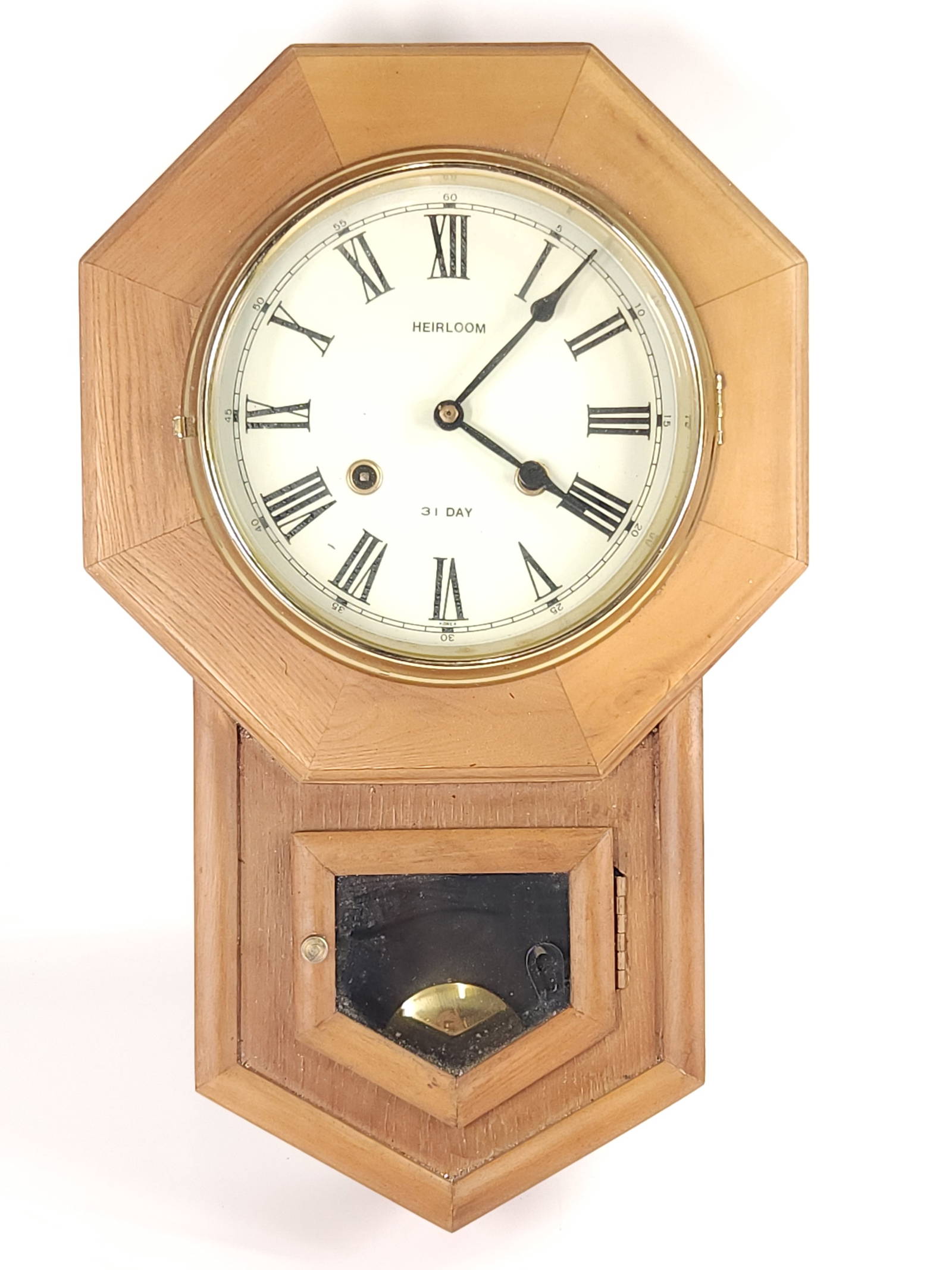 Heirloom 31 Day Regulator Octagon Wall Clock Korea Auction