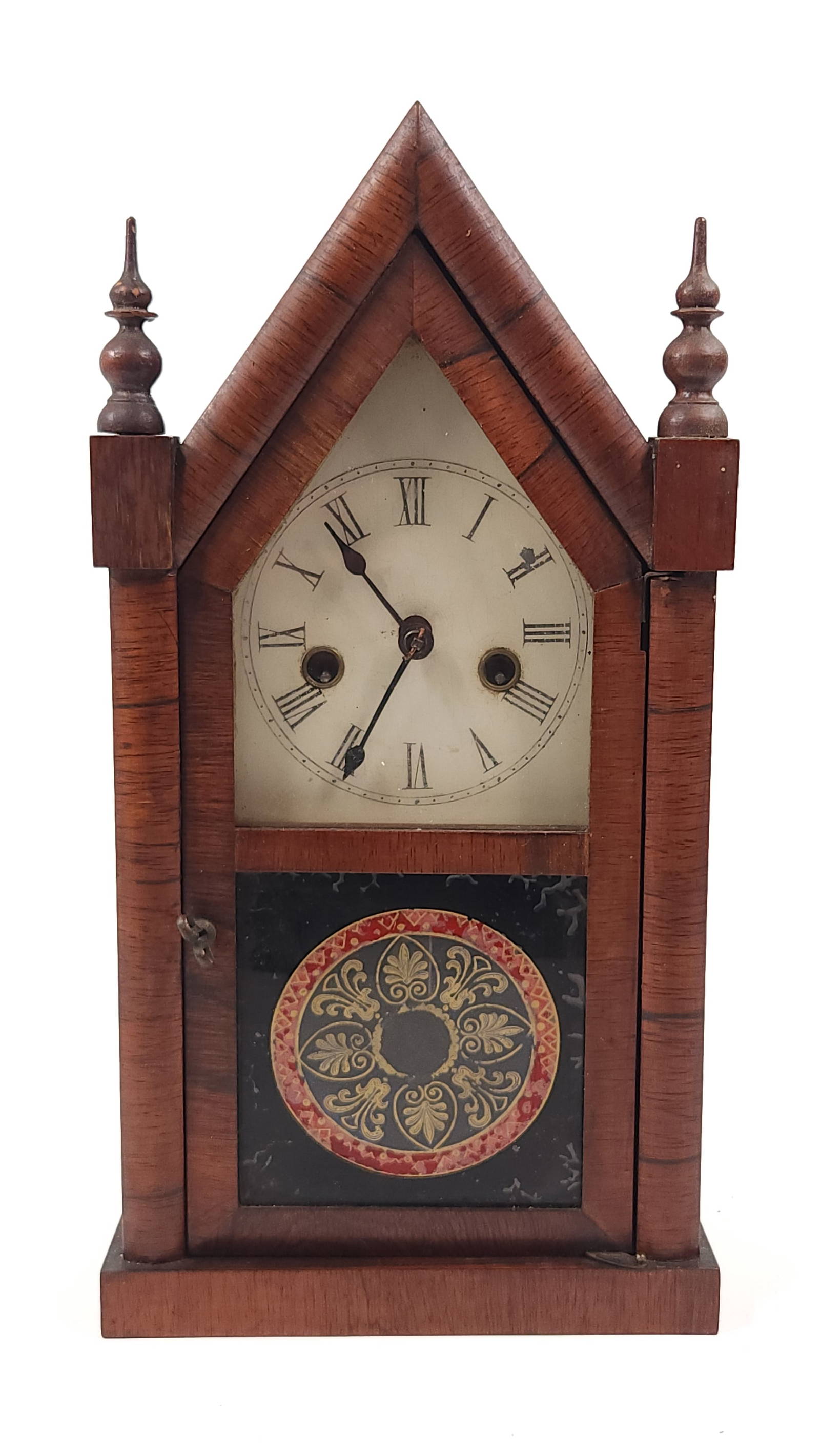 En Welch Steeple Shelf Spring Clock 30 Hr Auction