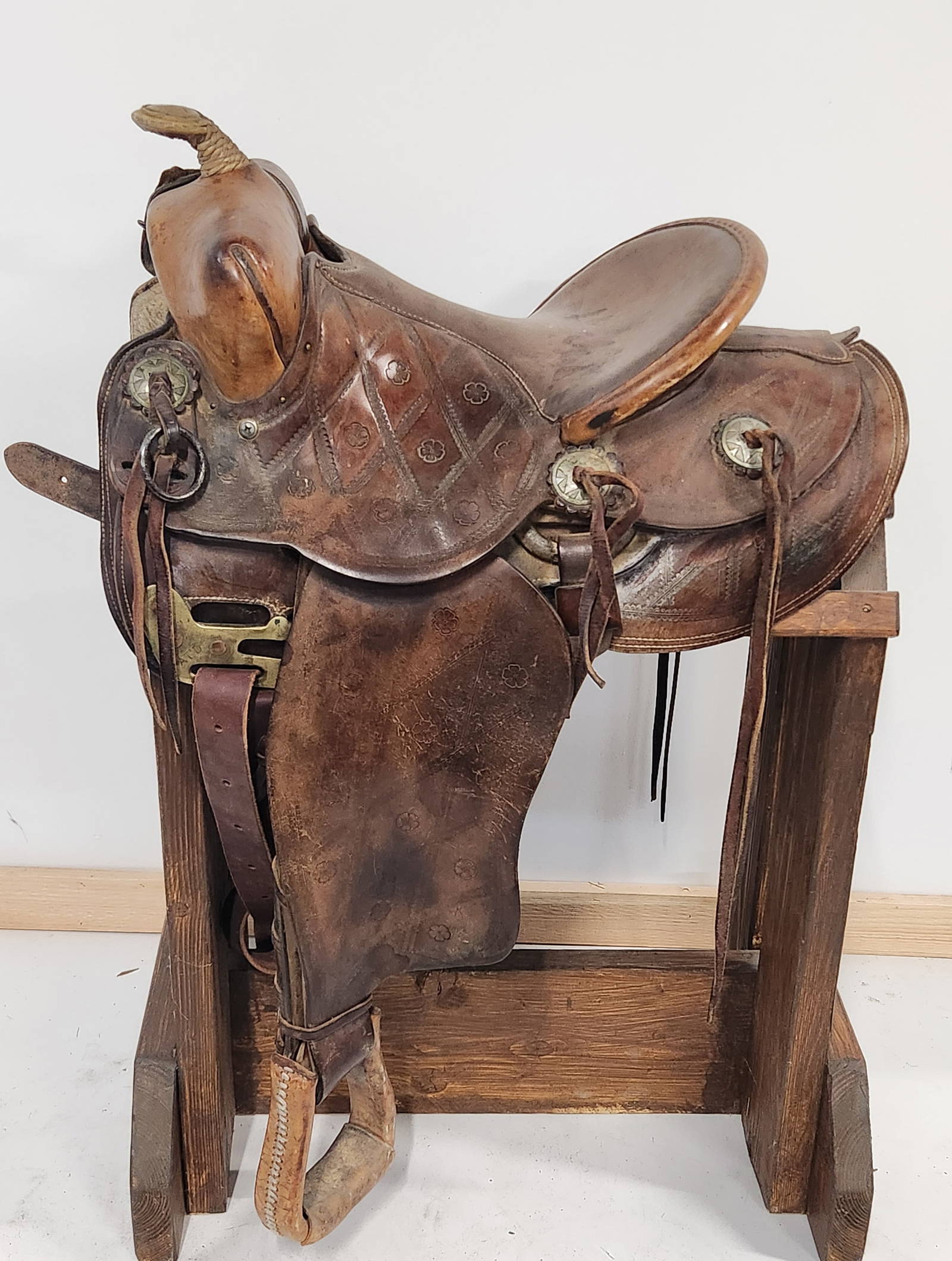 W.d Allison King Ranch Style Stock Saddle Auction