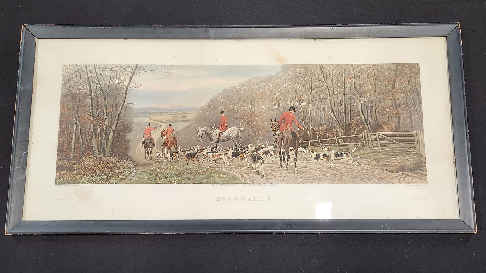 Cr Stock Homewards Fox Hunt Print Auction
