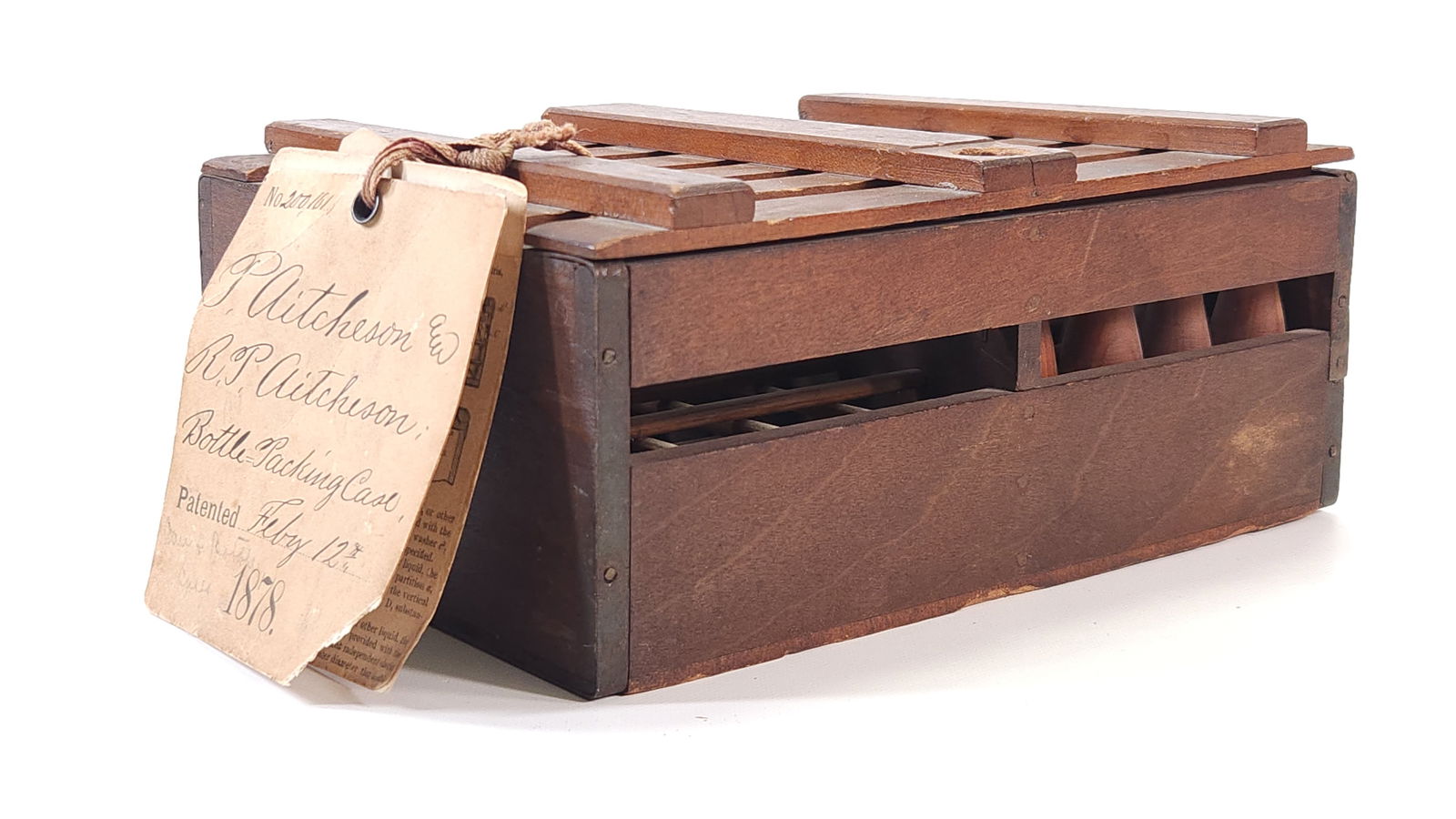 1870's Wood Patent Model Soda Bottle Packing Case - Jul 19, 2025 ...