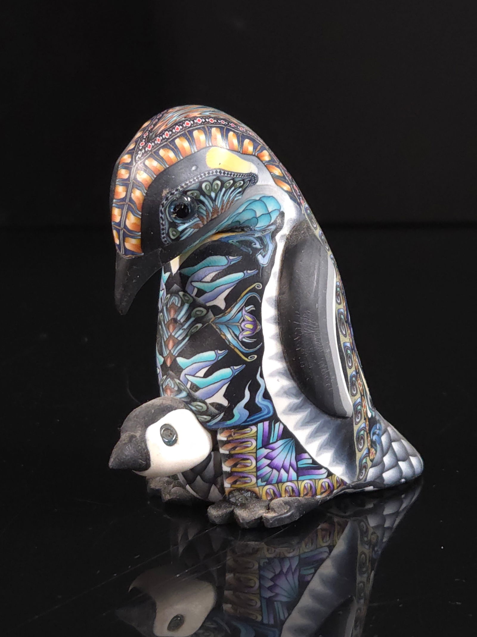 Jon Stuart Anderson Penguin Clay Sculpture - Aug 02, 2025 | Gehman ...