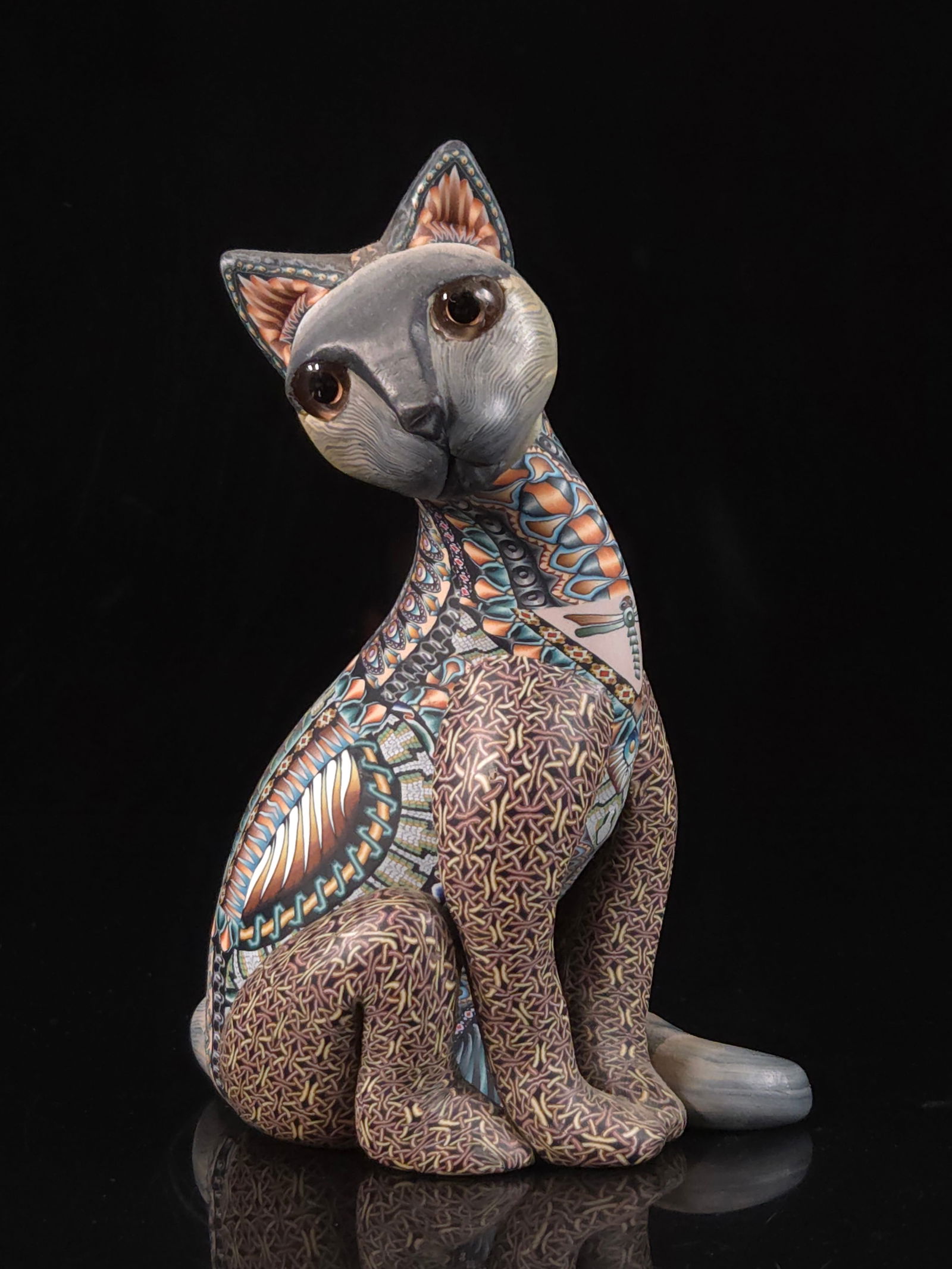 Jon Stuart Anderson Cat Clay Sculpture - Aug 02, 2025 | Gehman Auctions ...