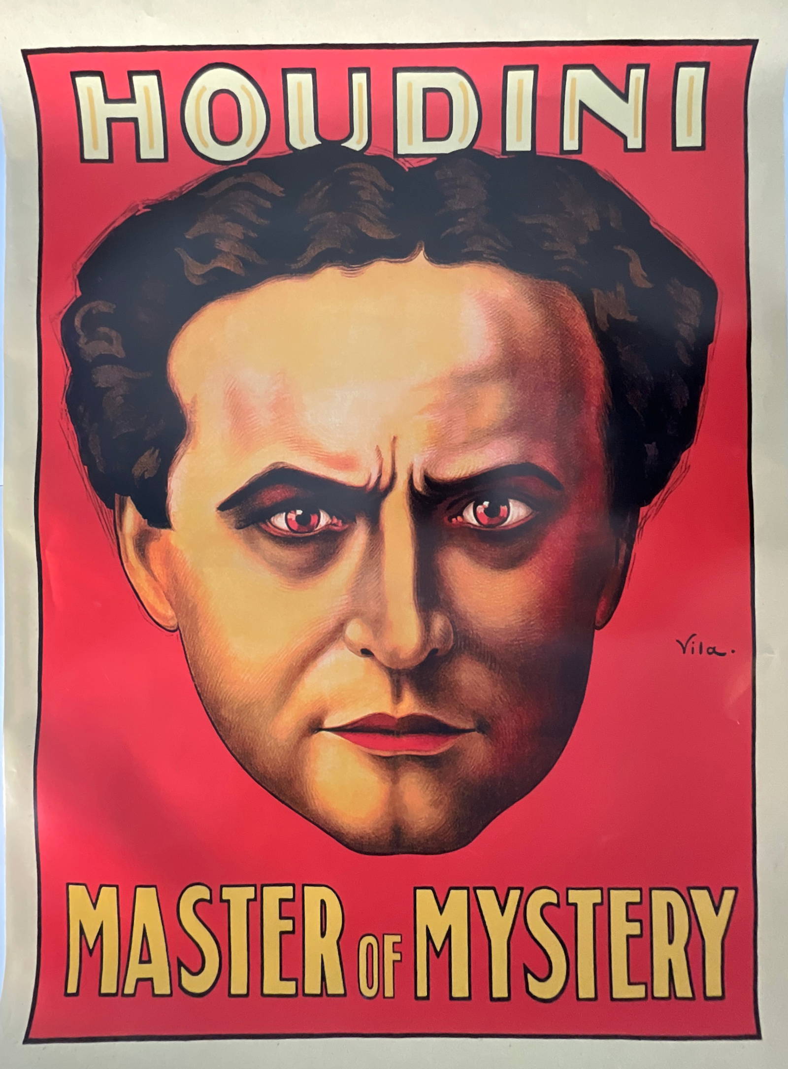 Houdini “master Of Mystery?? Poster Auction