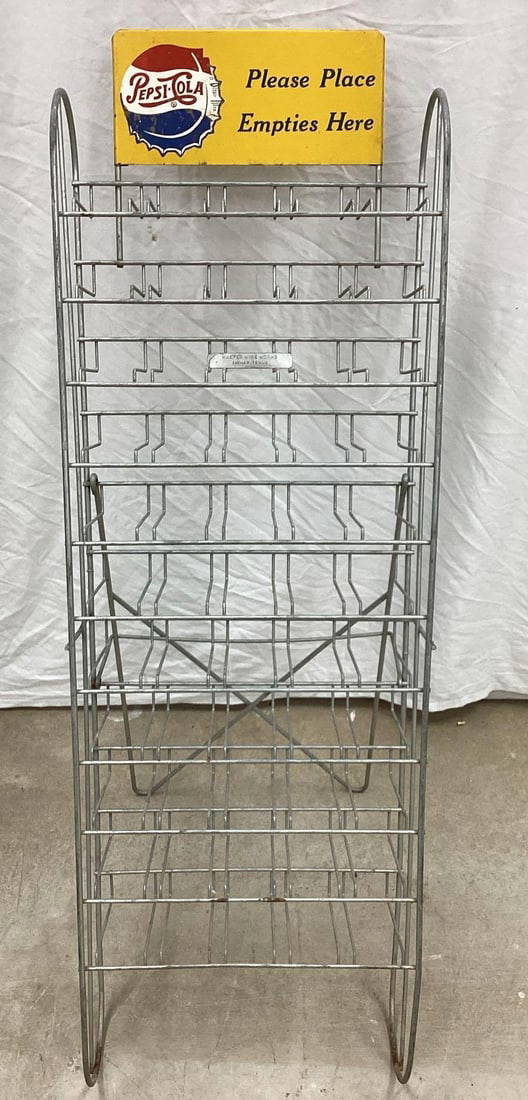 Pepsi-cola Bottle Rack Auction