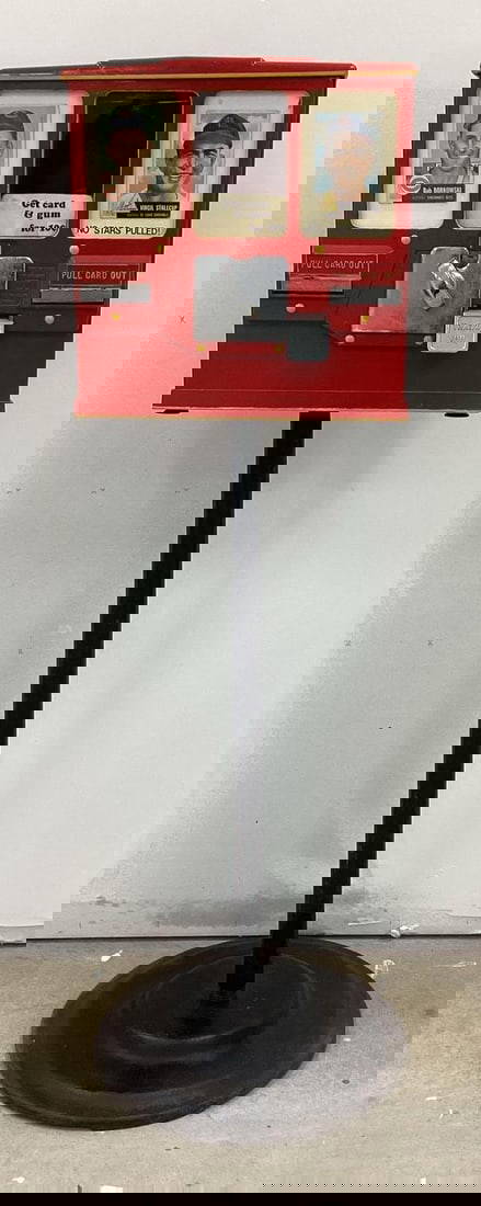 10 Cent Baseball Card Vending Machine Auction