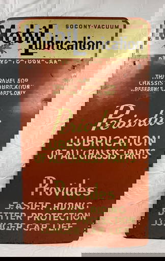 Mobil Lubrication Sign W/ Pegasus