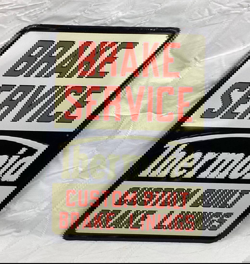 Thermoid Brake Service Sign Auction
