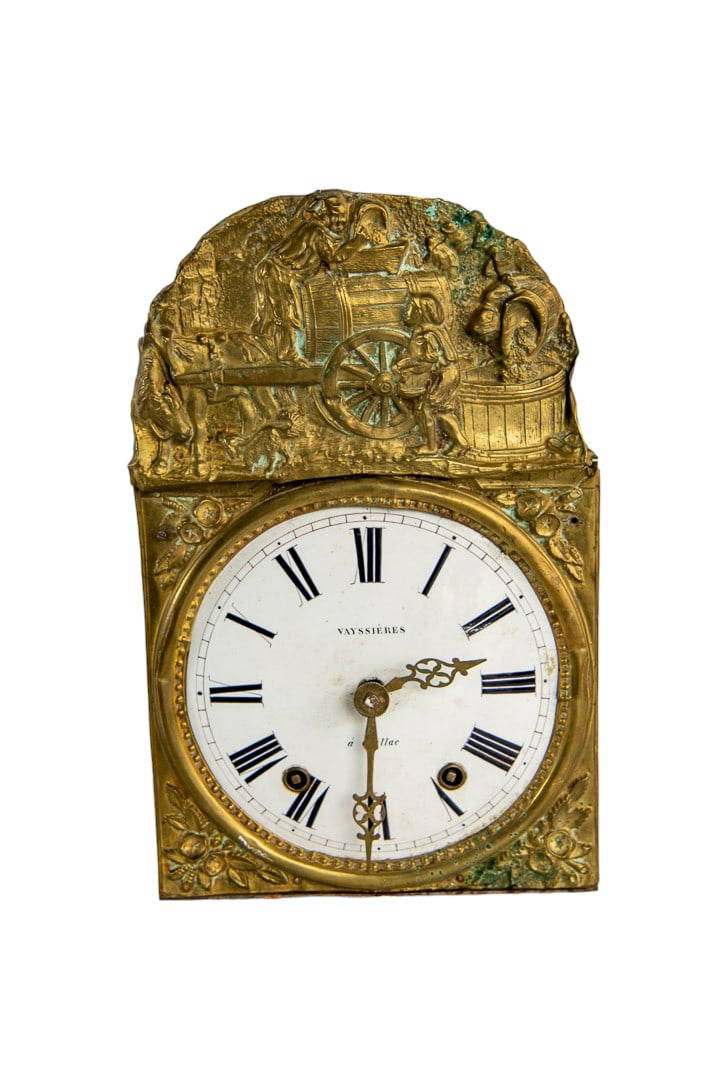 19th Century With French Morbier Comtoise Clock Crafted By Vayssieres ...