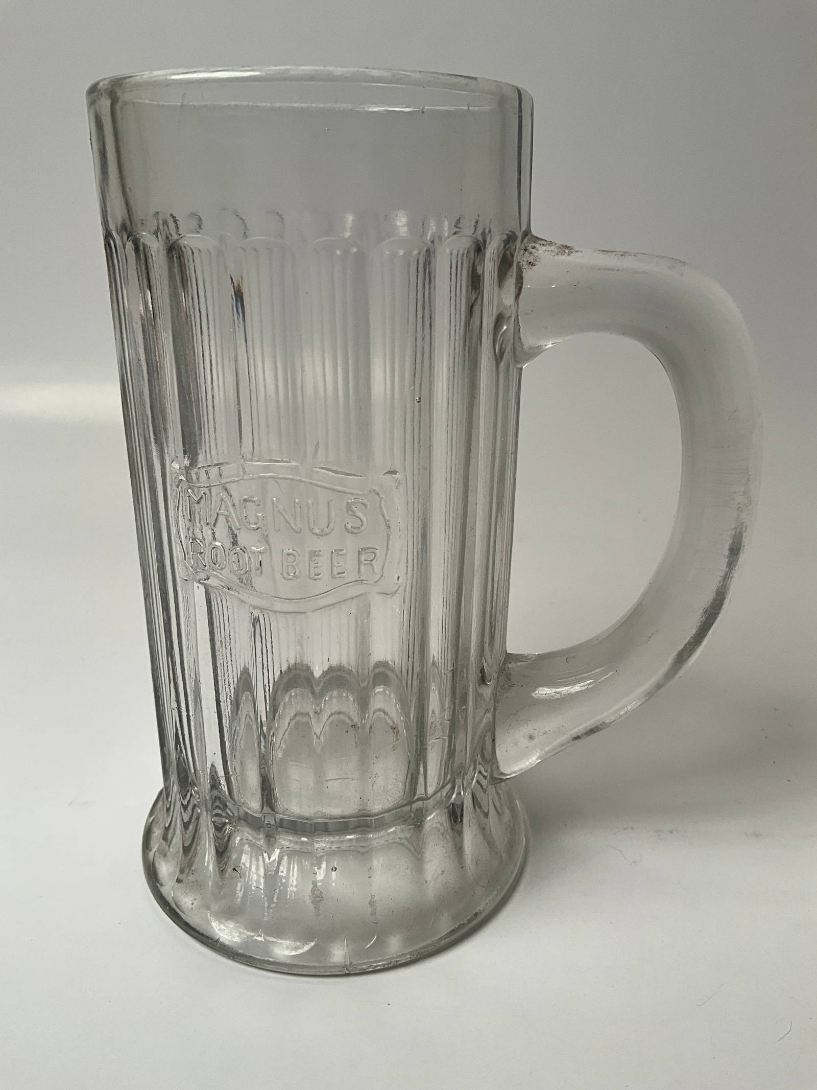 Early 1900's Magnus Root Beer Mug, Soda Fountain Advertising Stein Auction