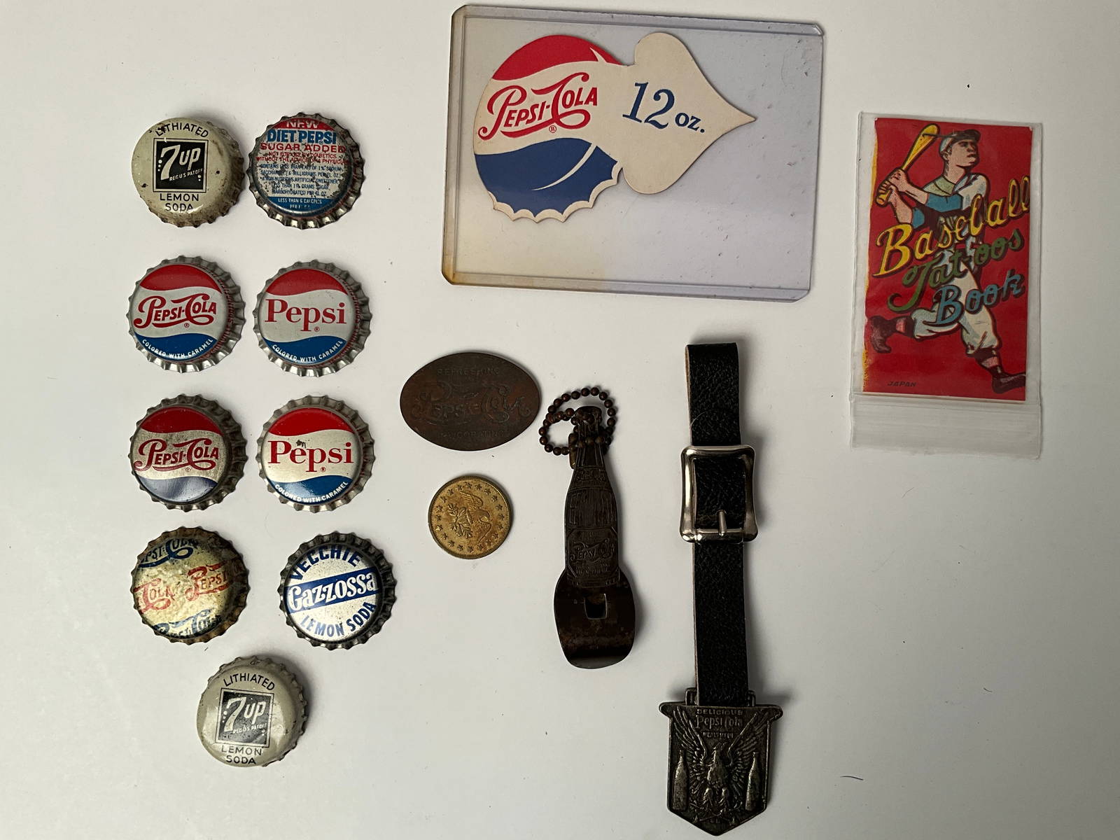 Lot Of 15 Pepsi Plus Others Advertising Soda Pop Auction