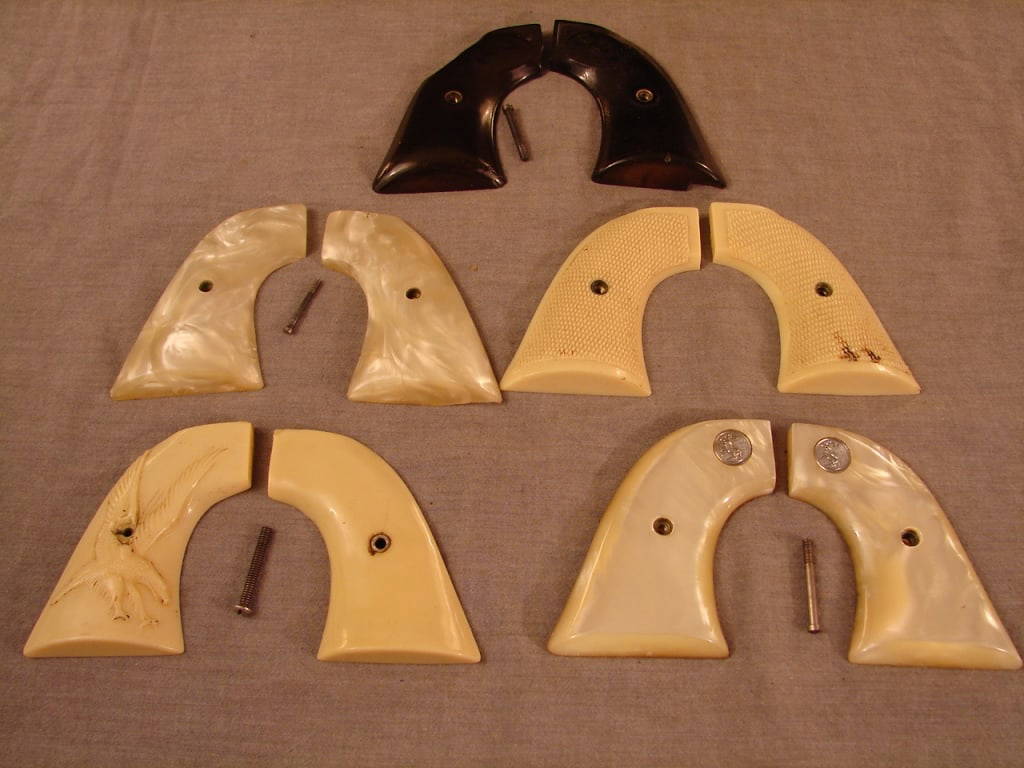 Lot Of 4 Colt Single Action Grips Auction
