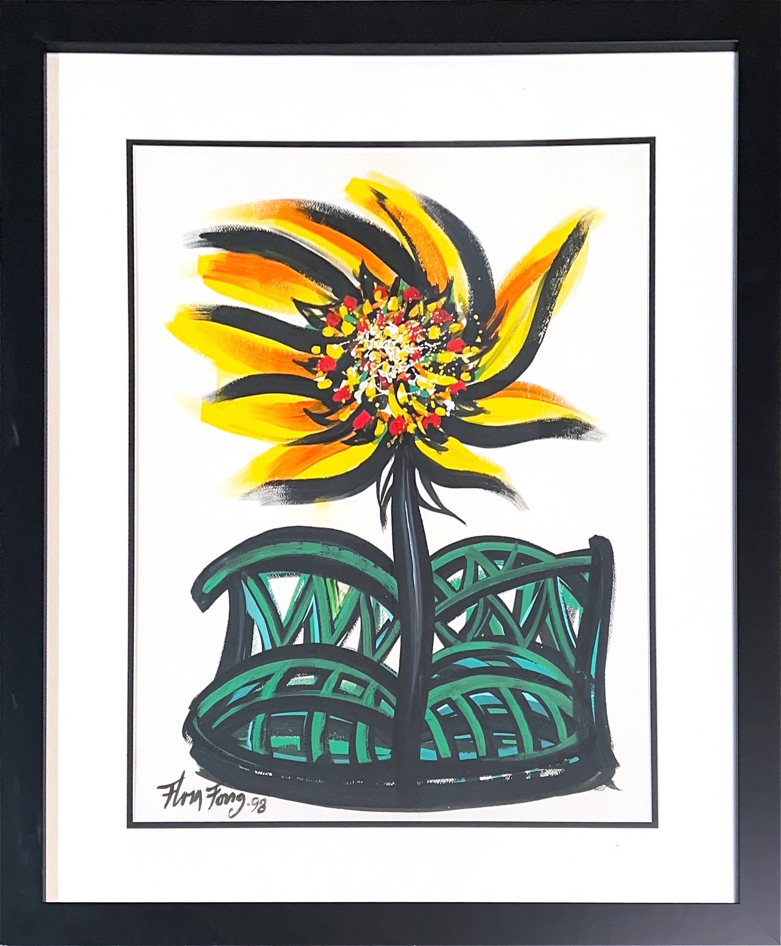 Flora Fong, Mix Media, Cuban Artist (1949 - Ongoing) Auction